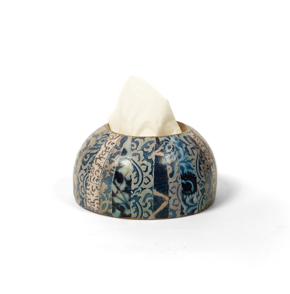 Collage Tissue Box Holder – Craftsmanship